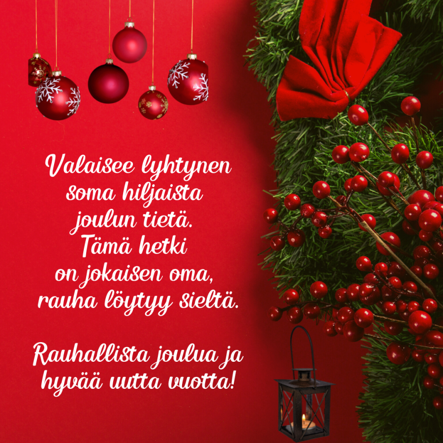 Hyvää joulua ja onnellisia hetkiä uuteen vuoteen 2023! - Pohjois ...