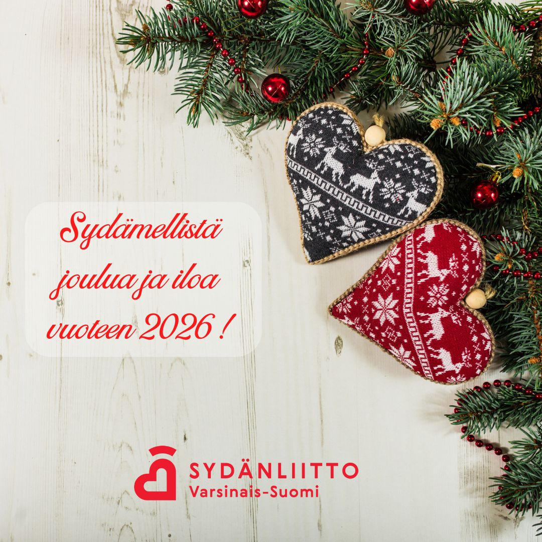 Sydämellistä joulun aikaa - Varsinais-Suomen Sydänpiiri Ry
